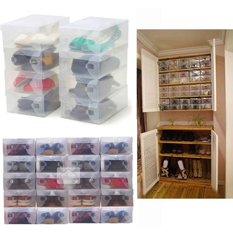 Пластиковая коробка для хранения обуви Plastic Shoe Box купить оптом в ...