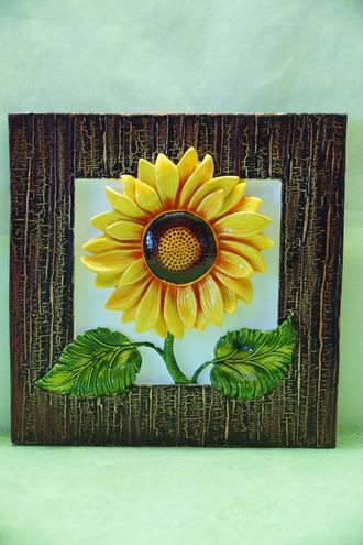 Подсолнух - декоративные настенные панно