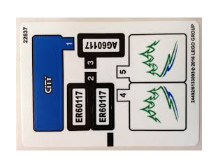 Sticker Sheet for Set 60117 - International Version - 24492/6133093, n ...