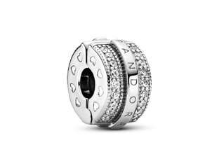Стопперы Пандора - Клипс Пандора Сверкающие Ряды ПАВЕ Артикул 799042C01