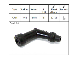 Колпачок свечи зажигания NGK 8052 VD05F