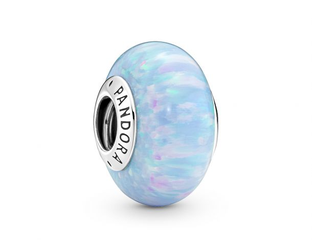 Муранское стекло - Шарм пандора лазурный океан 791691C01