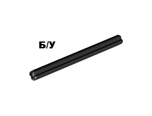 Technic, Axle 6L, Black (3706 / 370626) - Б/У
