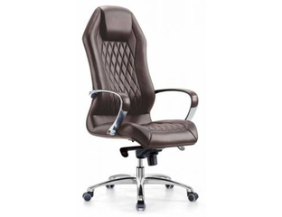 Купить компьютерное кресло руководителя Бюрократ AURA, натуральная кожа