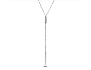 Браслеты Пандора - Колье Пандора Капля призмы паве Артикул 393013C01