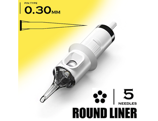 5RL/0,30 mm - Round Liner "QUELLE" купить в интернет-магазине TatuShop