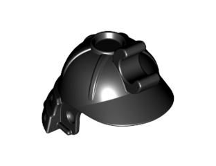 Minifigure, Headgear Helmet Ninja Ninjago Samurai, Black (98128 ...