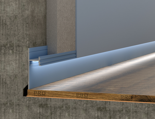 Теневой плинтус скрытого монтажа Pro Design 7209 Крашенный по RAL недорого в Москве | DVERI ...