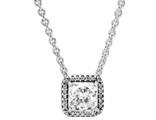 Браслеты Пандора - Серебряное колье с подвеской PANDORA 396241CZ с ...