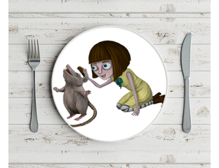 Купить атрибутику Фрэн Боу, Fran Bow - тарелки Фрэн Боу, Fran Bow в ...